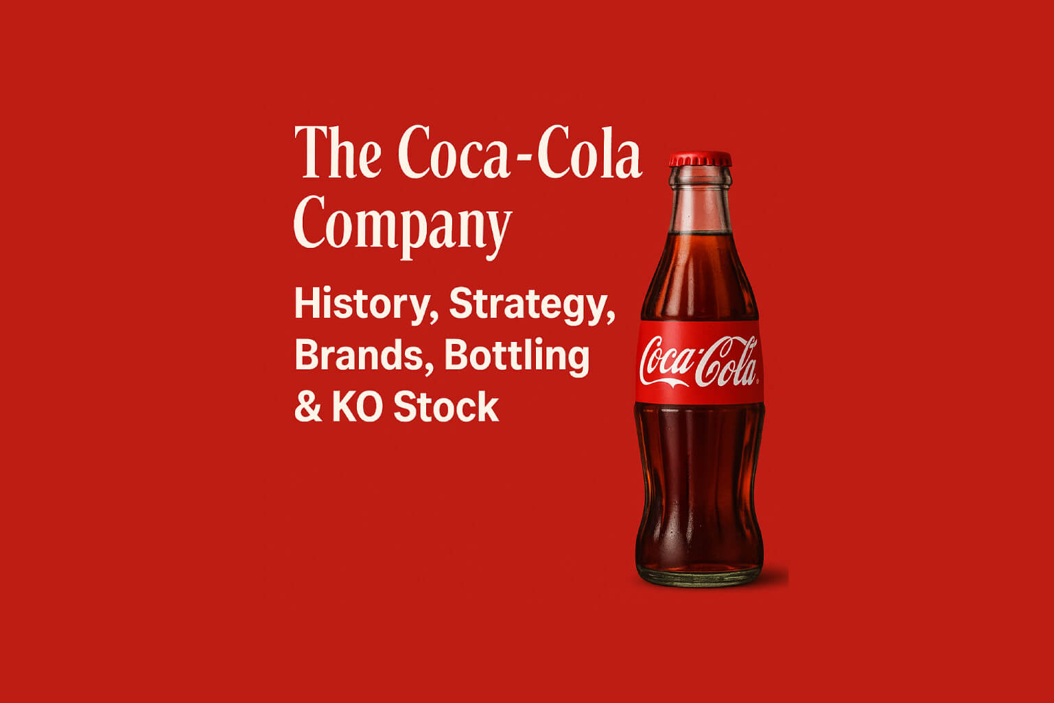 The Coca‑Cola Company: History, Strategy, Brands,